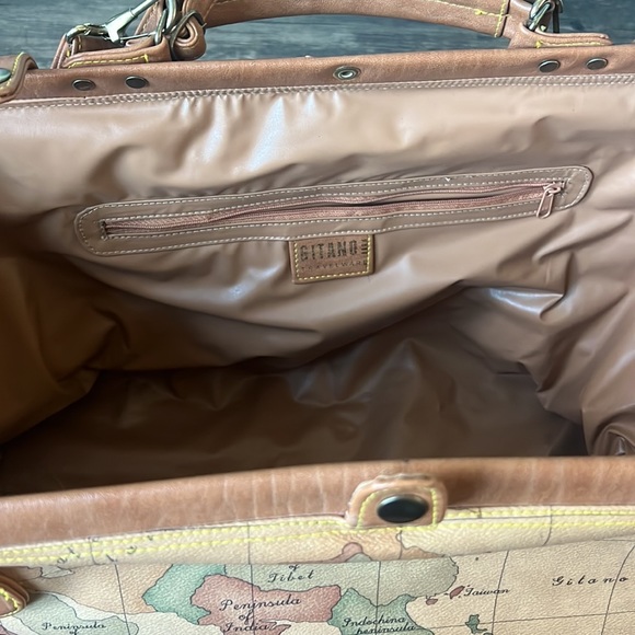 Gitano | Bags | Vintage Gitano World Map Travel Bag | Poshmark